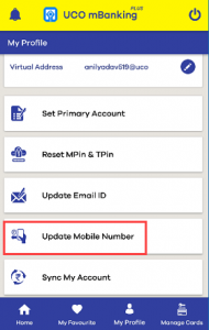 How To Change UCO Bank Registered Mobile Number Online - BankingTricks